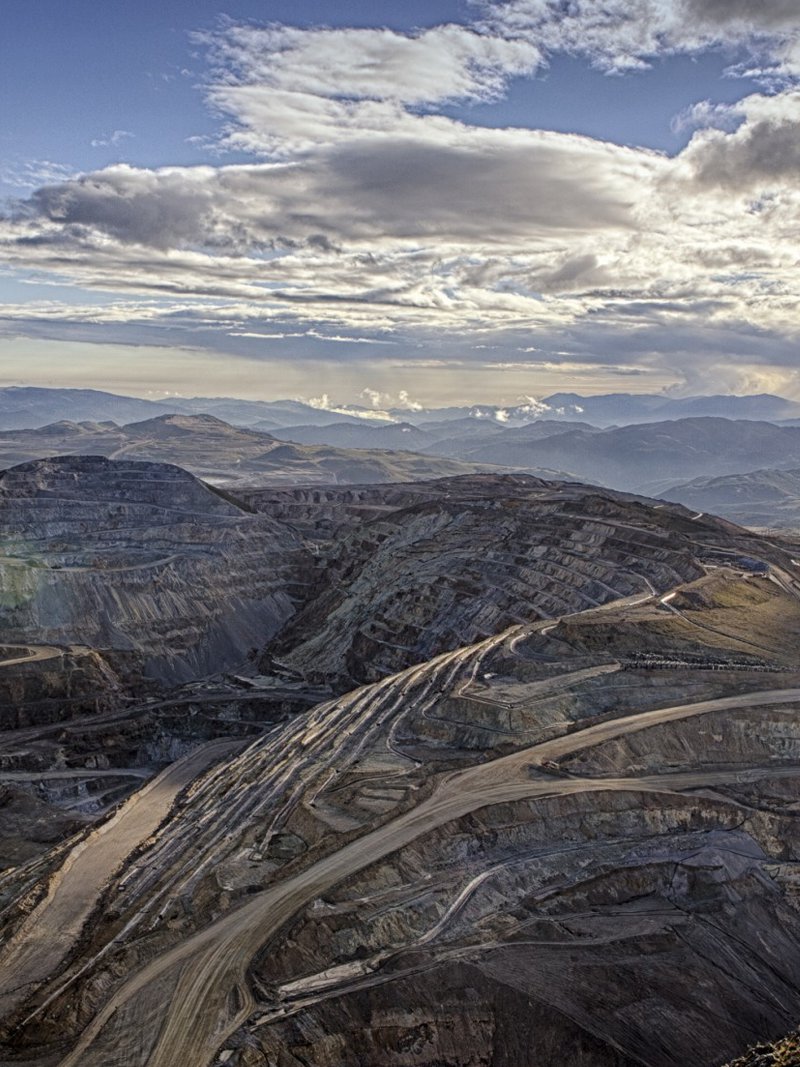 Peru Mining Operation aerial - Circle of Blue